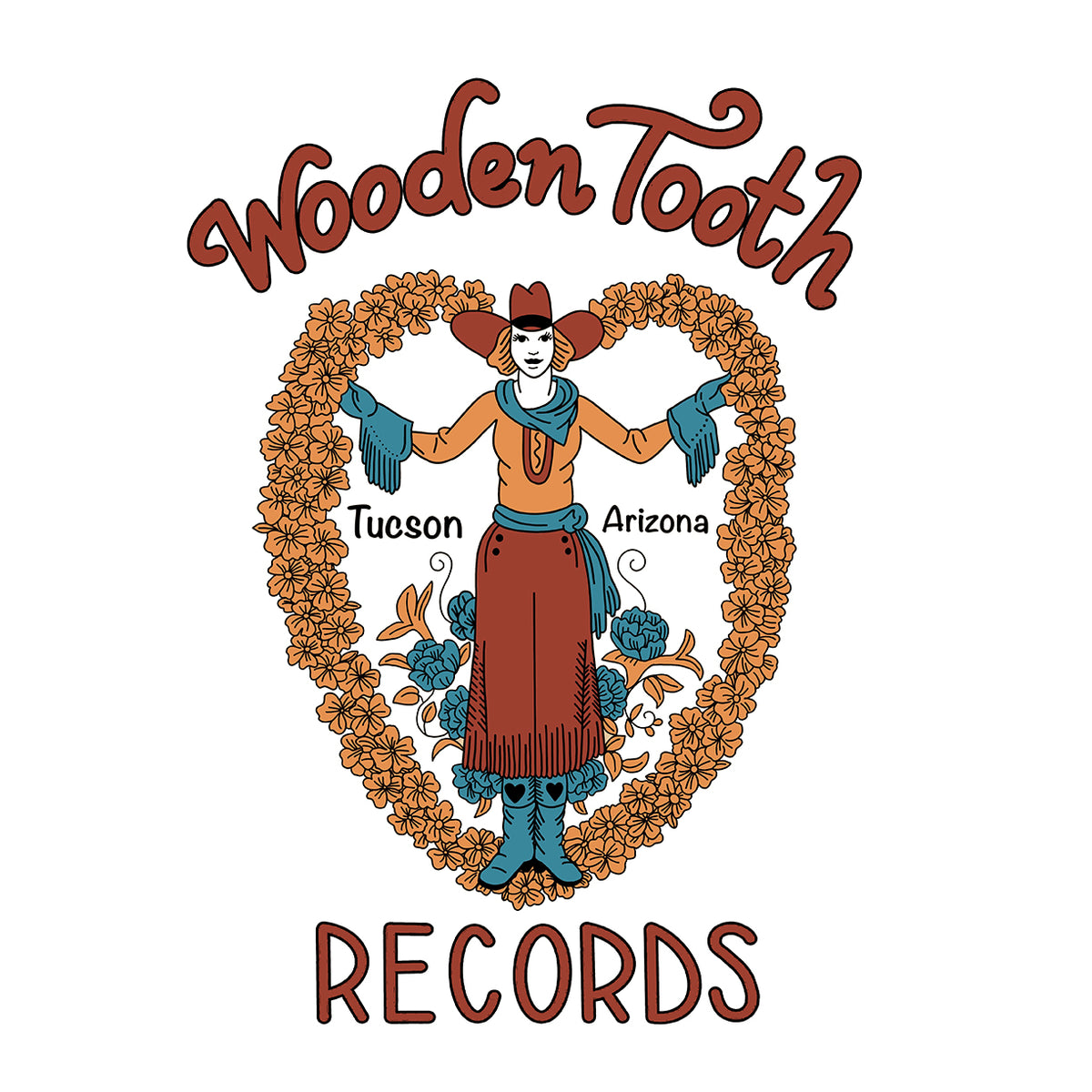 “Sweetheart” Wooden Tooth Ringer Shirt – Wooden Tooth Records